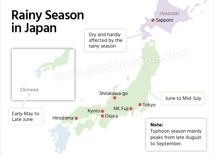 Rainy Season in Japan (2026): When & Where to Go and Travel Tips
