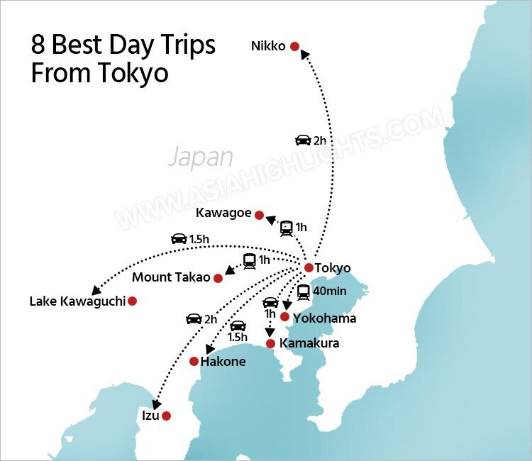 8 Best Day Trips from Tokyo: Ideas to Help You Pick &Tips