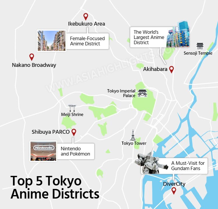 19 Anime Places in Tokyo: Real-life Spots, Stores & Cafes
