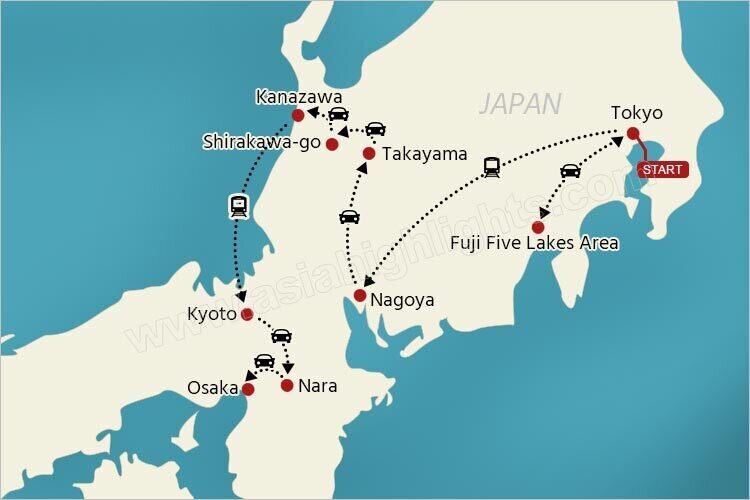 12-Day Classic Japan Tour: Grand Cities, Timeless Towns