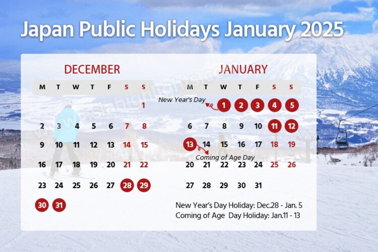 Japan Public Holidays 2025/2026 - a Full List for You to Plan Your Trip