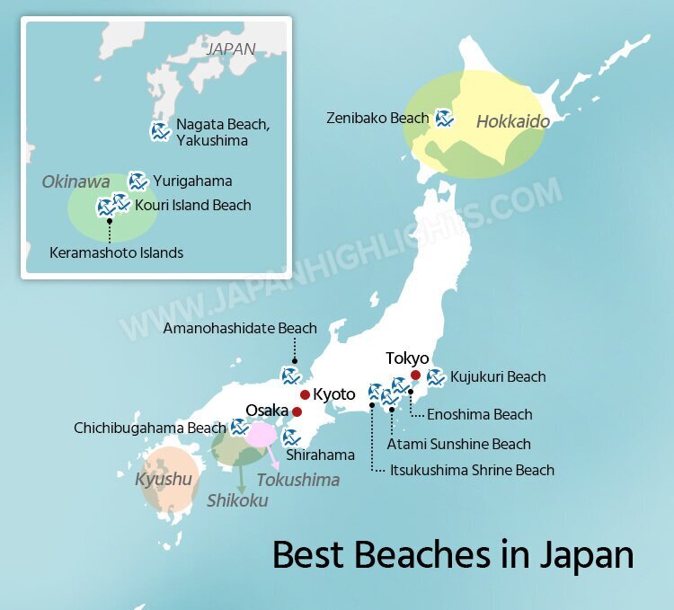 12 Best Beaches in Japan for Families and Couples