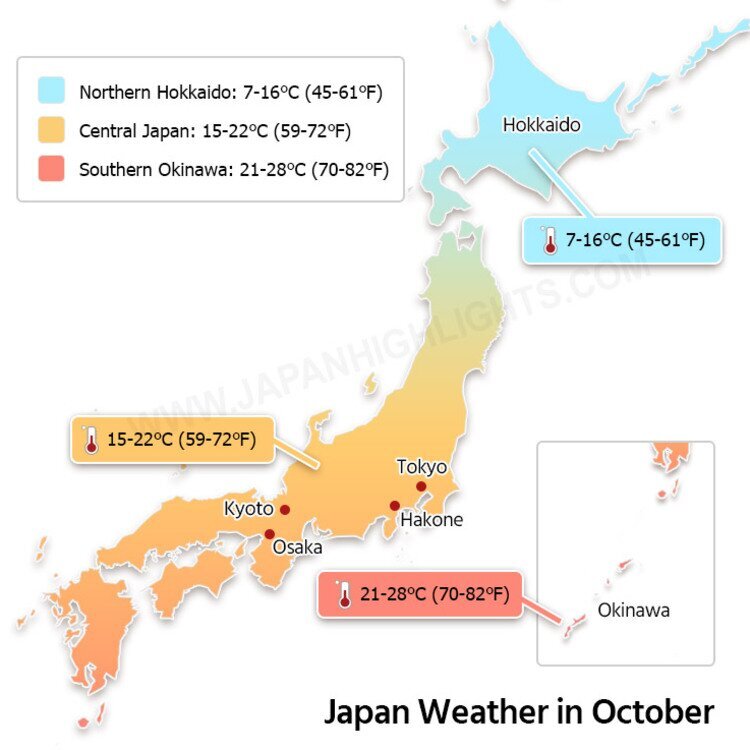 Japan Weather in October 2025: Fall Foliage Trip with Less Crowds