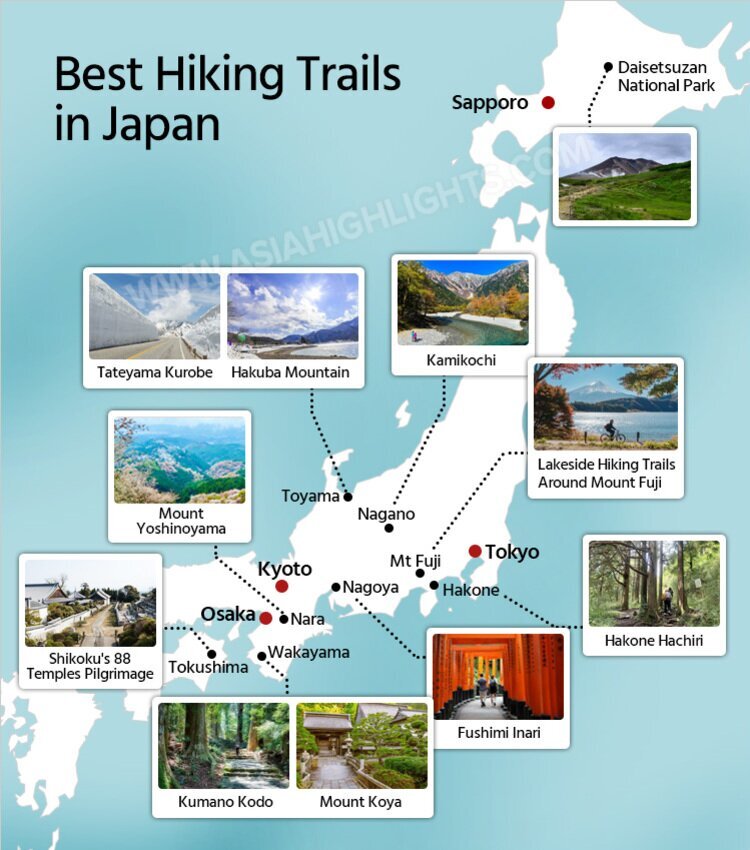 12 Best Hiking Trails in Japan: Selected Easy and Scenic Routes