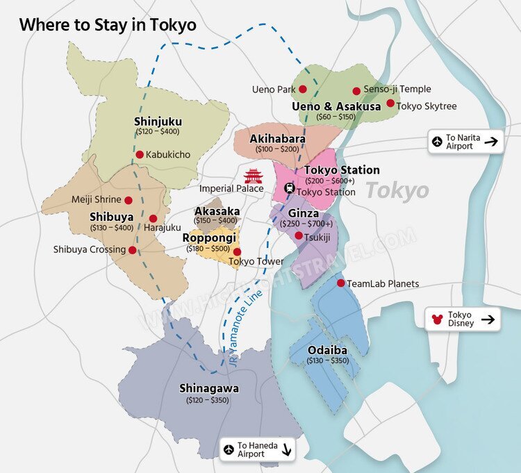 Where to Stay in Tokyo - Best Areas for First-Timers, Families & Couples
