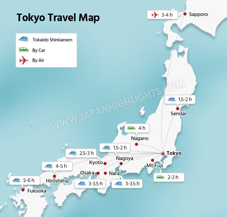 Tokyo Tourist Map: Plan Your Trip with Attractions and Neighborhoods