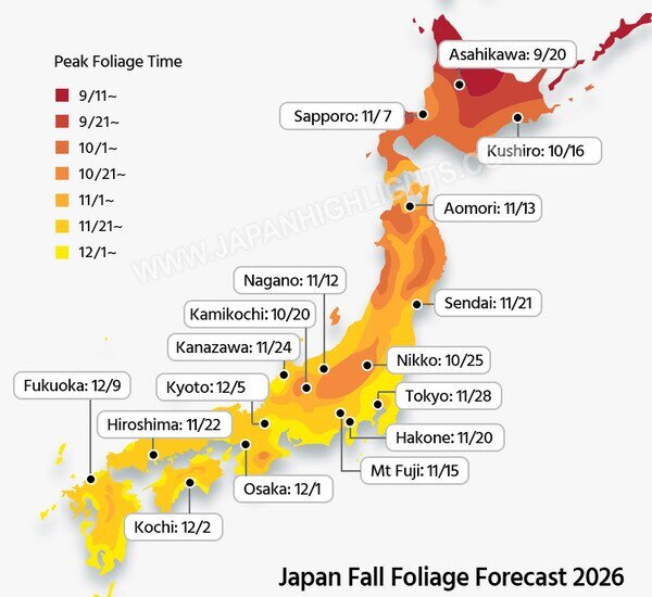 Japan Fall Foliage 2026: How to Plan the Perfect Autumn Trip