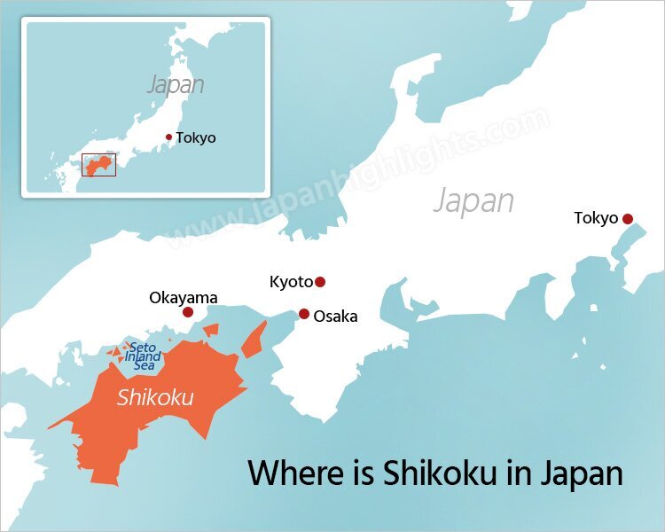Shikoku Travel Map: Plan Your Trip with Attractions and Transportation